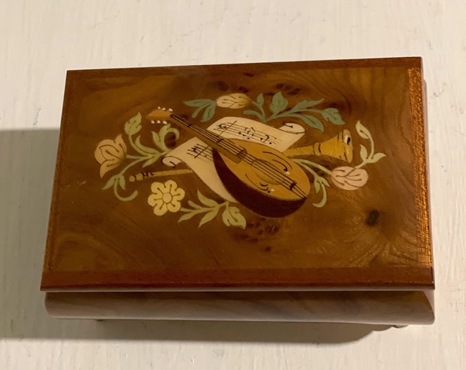 Vintage Antique Bohme Music,edelweiss R. Rodgers Italian Wood Inlay ...