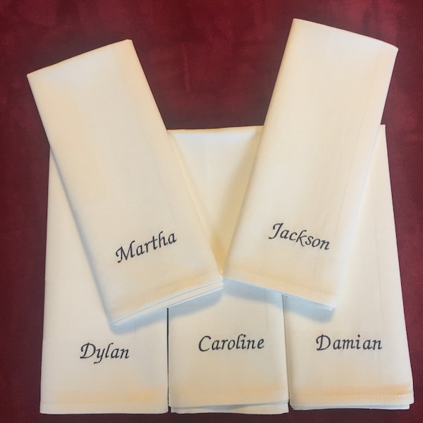 Personalized Napkins - Etsy UK
