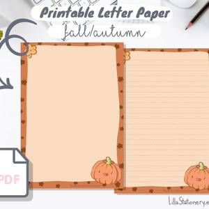 Letter Paper Printable, Printable Letter Stationery, Cute Printable ...