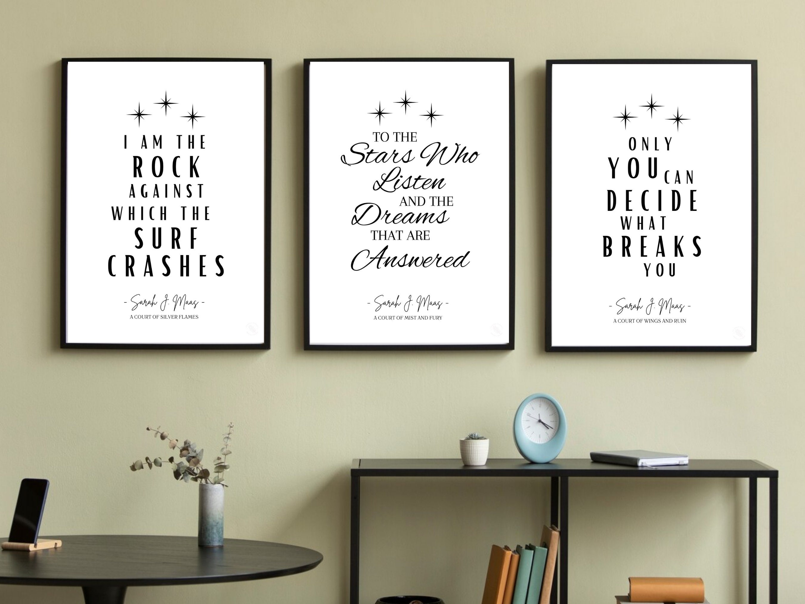 ACOTAR Quote Print, Minimalist Quote Posters, Sarah J Maas Print ...