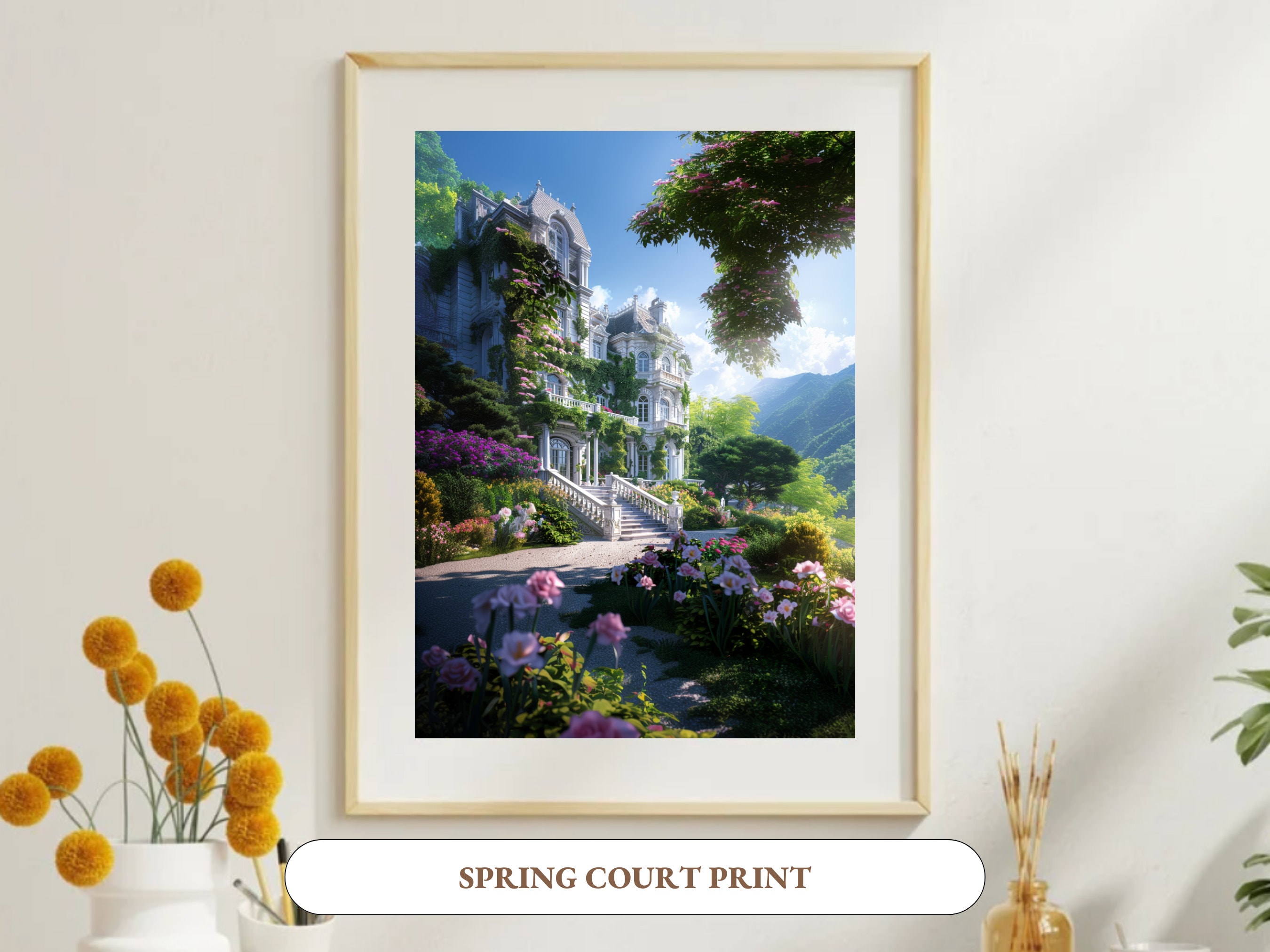 Night Court Print, Velaris Print, ACOTAR Digital Art Prints, Spring ...
