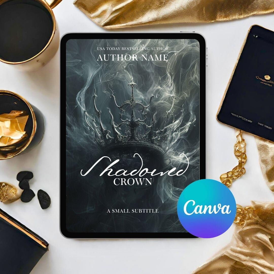 Ebook Cover Template, Dark Fantasy, Premade Design for Ebook, Book ...