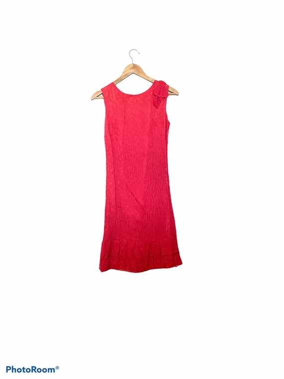 vintage red sheath dress - Gem