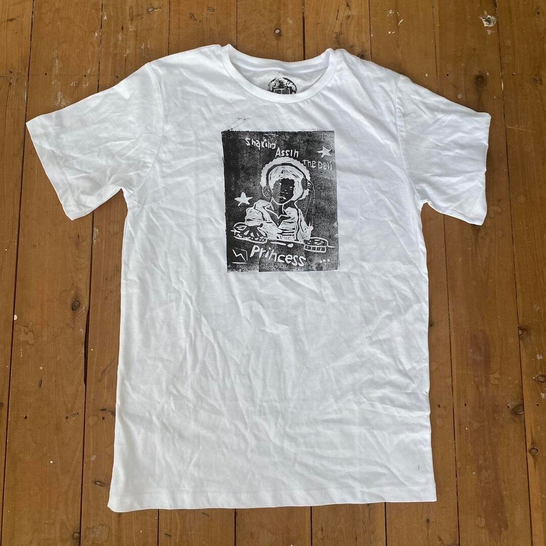 Handmade Ice Spice Lino Print Baby Tee - Graphic T-shirt - Etsy