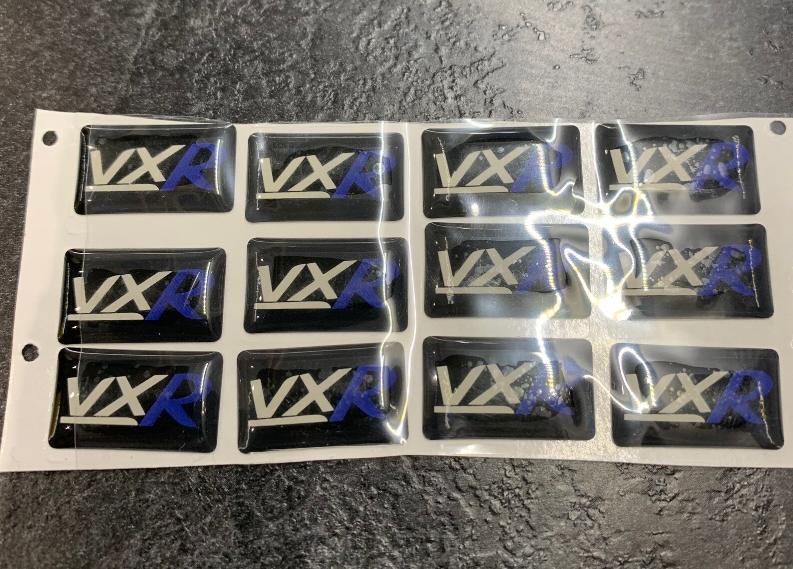 VAUXHALL VXR BLUE Mini Sticker Decal Emblem Badge Wheel Button Dash X 5 ...