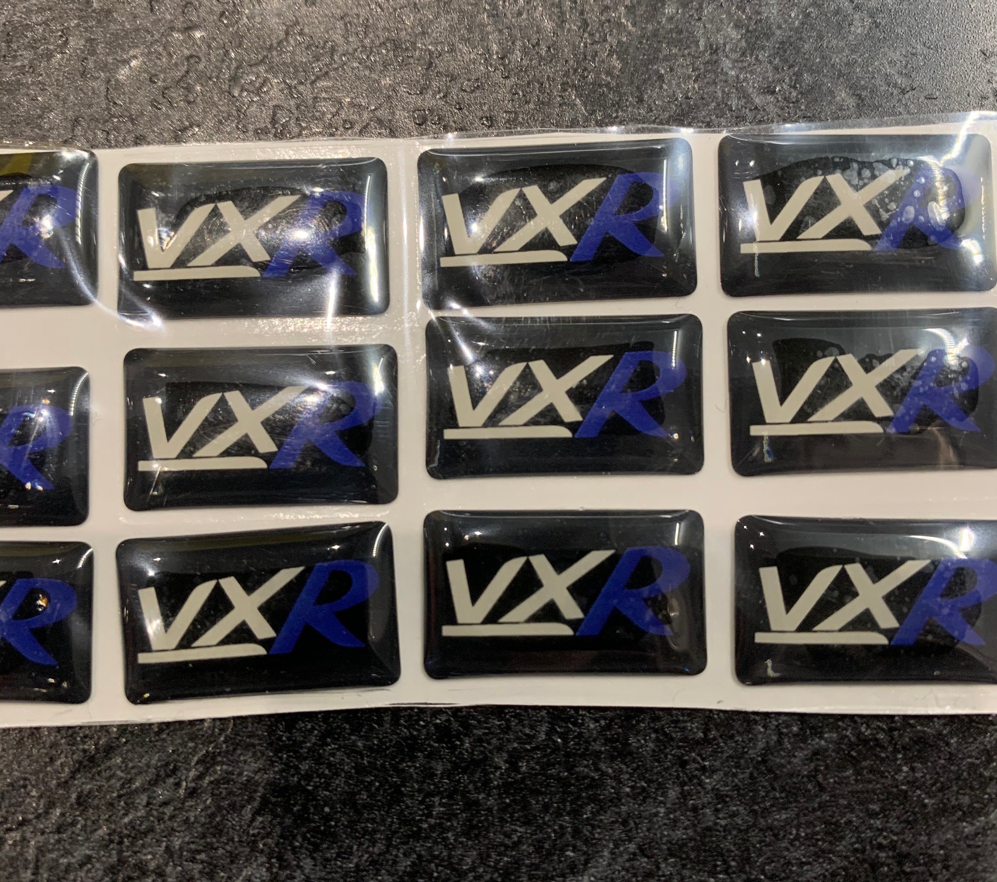 VAUXHALL VXR BLUE Mini Sticker Decal Emblem Badge Wheel Button Dash X 5 ...