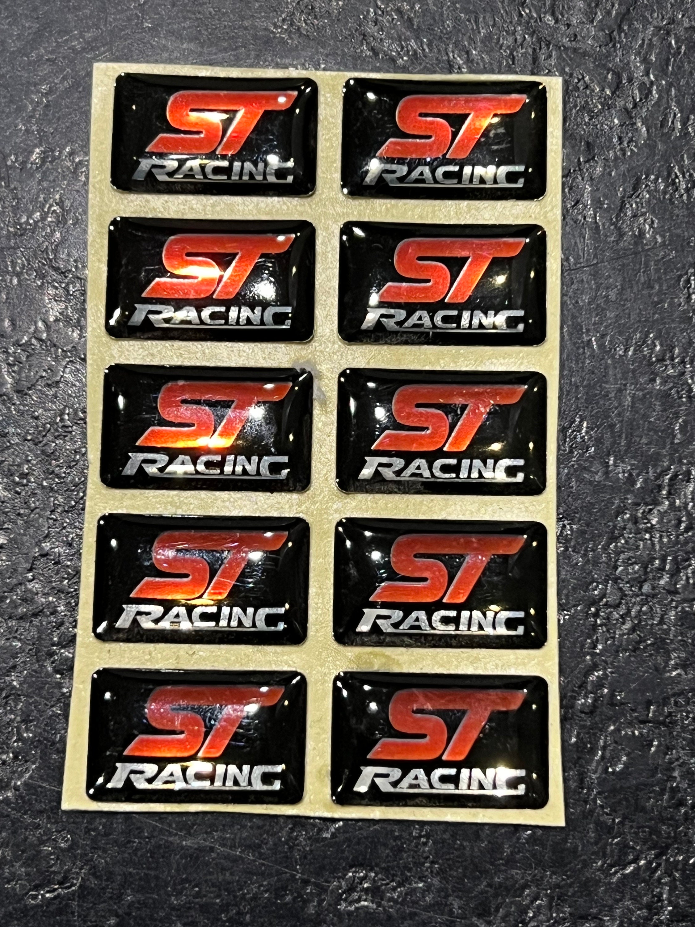 FORD ST Mini Sticker Decal Emblem Badge Wheel Button Dash X 5 - Etsy