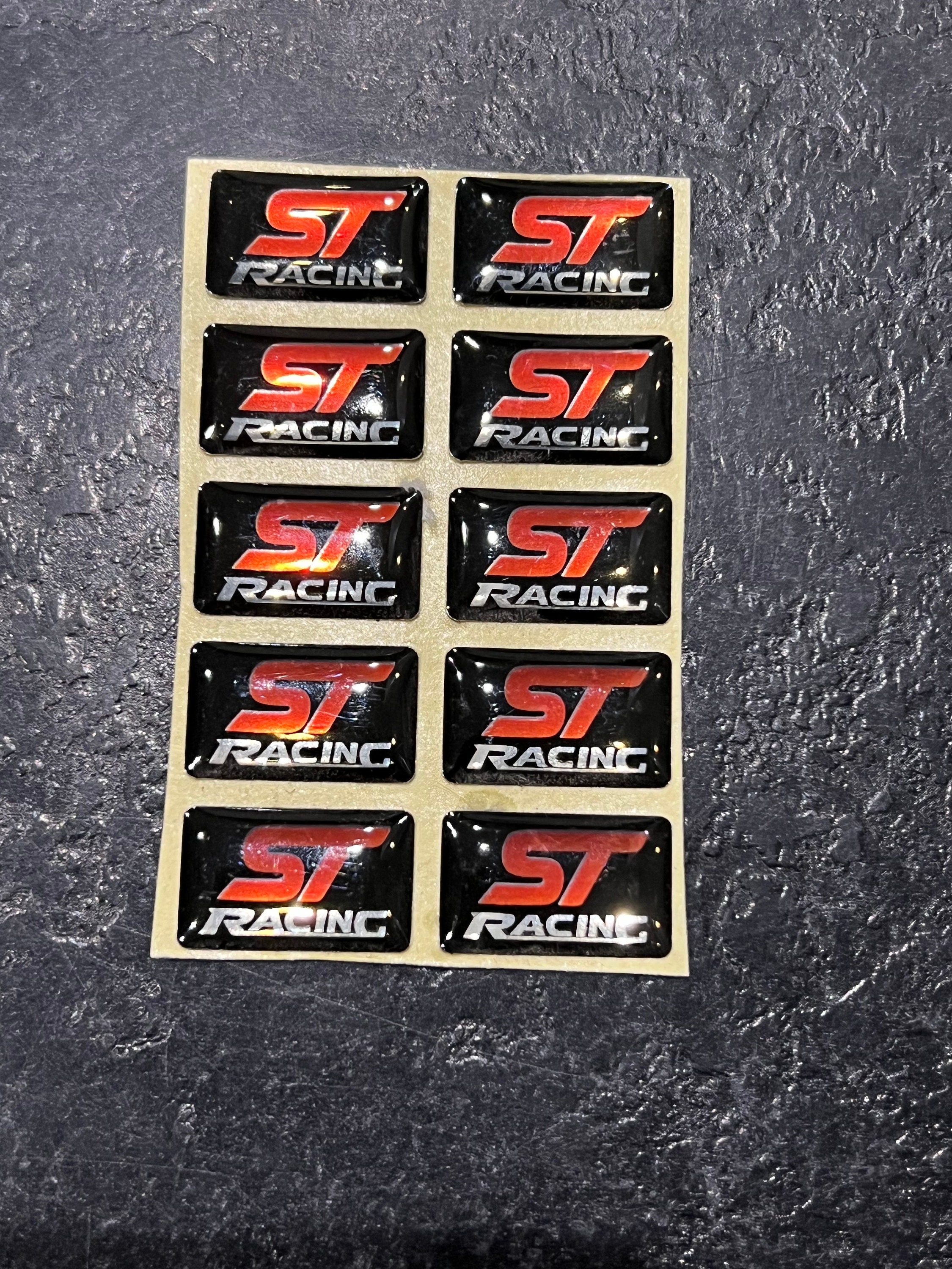 FORD ST Mini Sticker Decal Emblem Badge Wheel Button Dash X 5 - Etsy