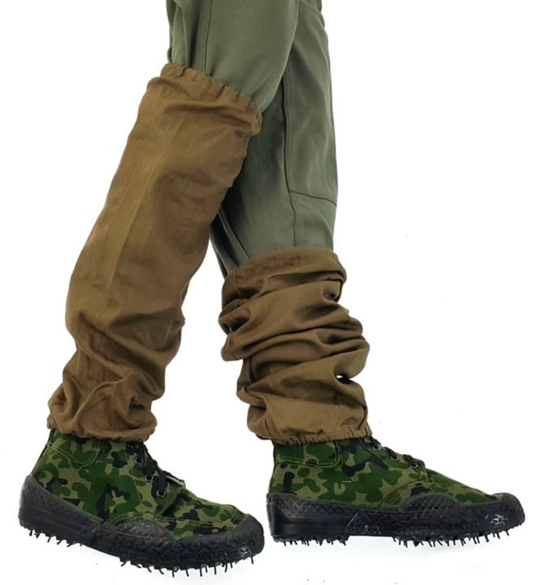 Military Boot Gaiters, Vintage Hiking Gaiters, Canvas Gaiters Army ...