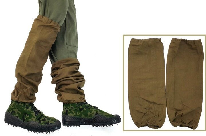 Military Boot Gaiters, Vintage Hiking Gaiters, Canvas Gaiters Army ...