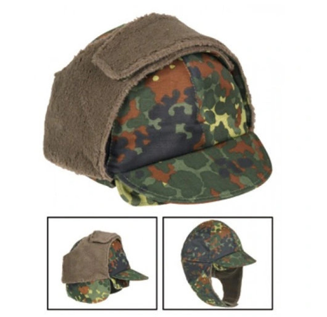 Ushanka Cap, Camo Pattern, Army Lover Gift, Autumn Hat - Etsy
