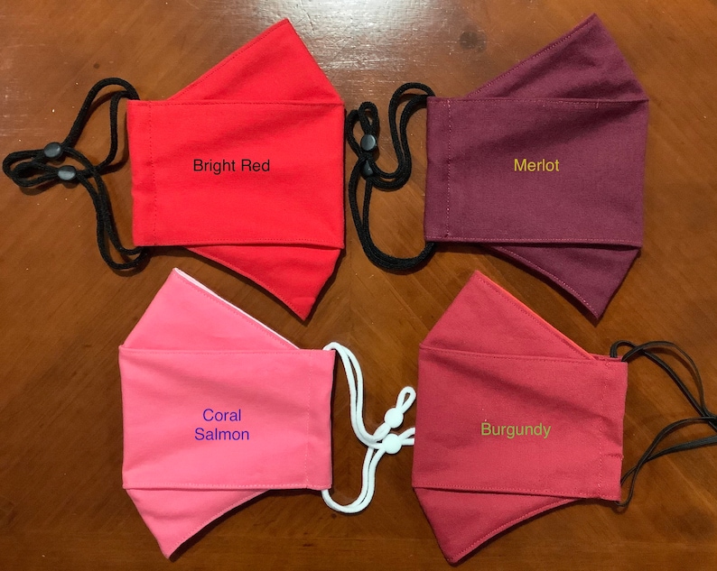 3D Face Mask Triple Layer Washable Comfortable | Etsy