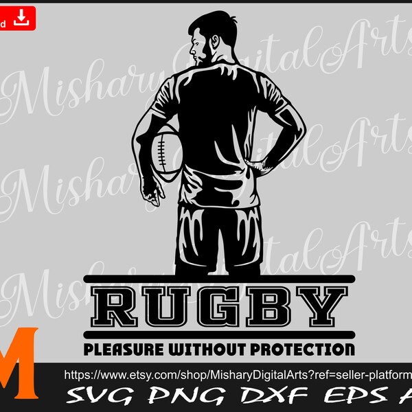 Rugby Vector Svg - Etsy UK