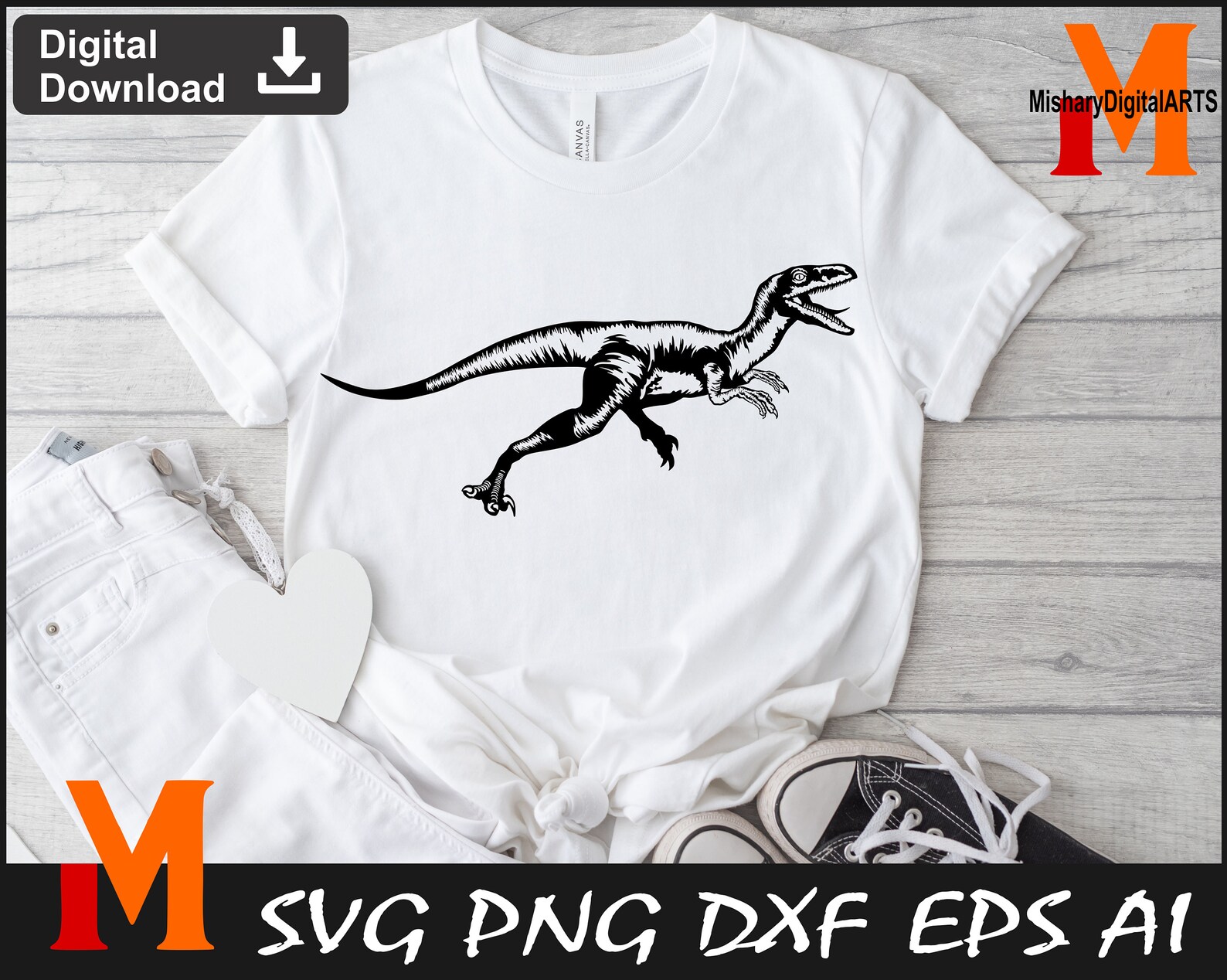 Velociraptor Svg Raptor Svg Dinosaur Svg Prehistoric Animal - Etsy