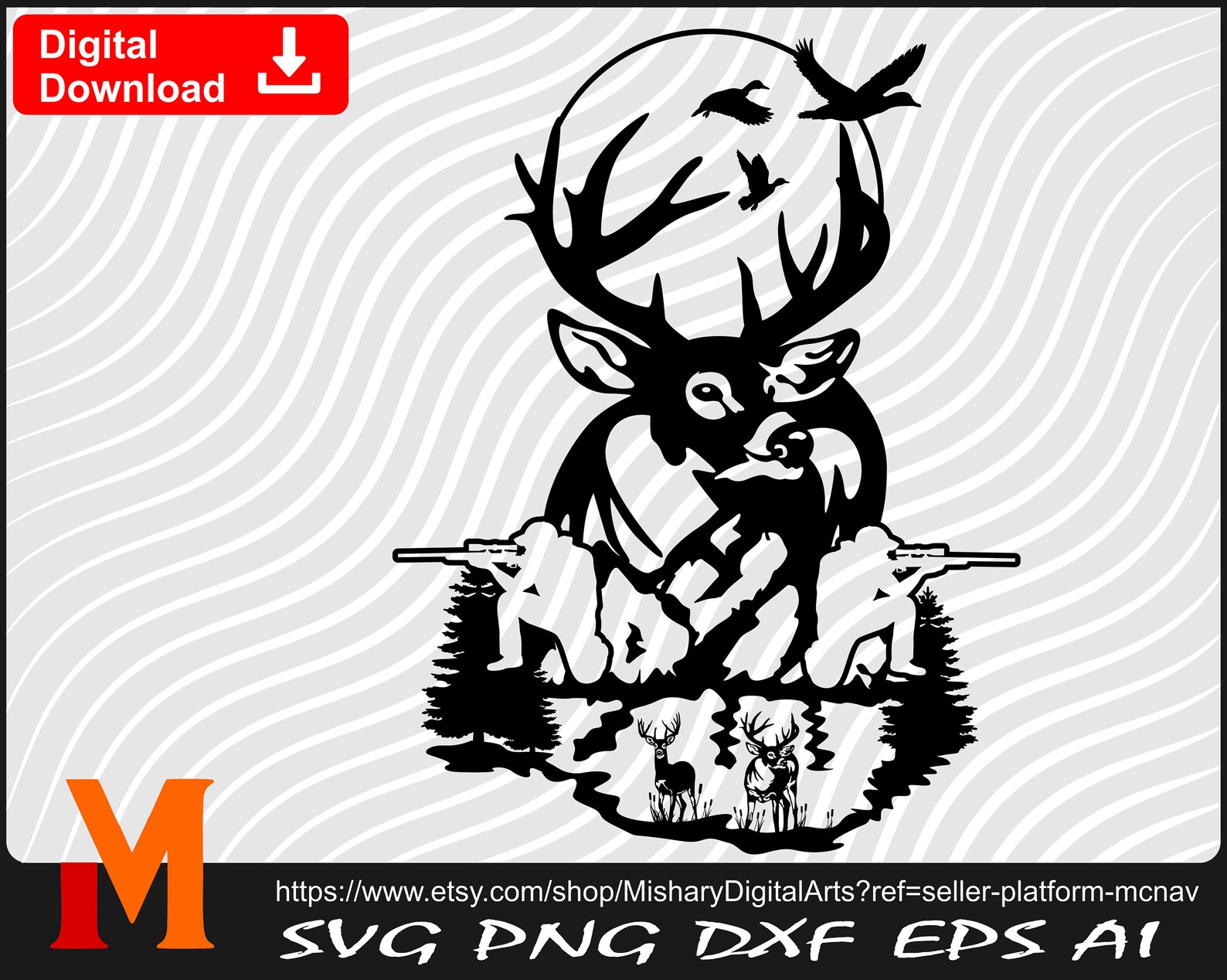 Hunting Svg Hunting Shirt Svg Deer Hunting Svg Outdoor | Etsy