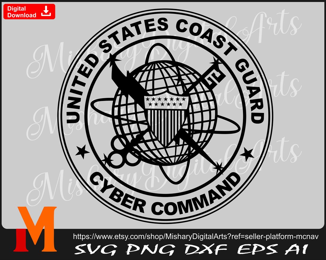 Coast Guard Svg, US Coast Guard Svg Silhouette, Clipart Digital ...