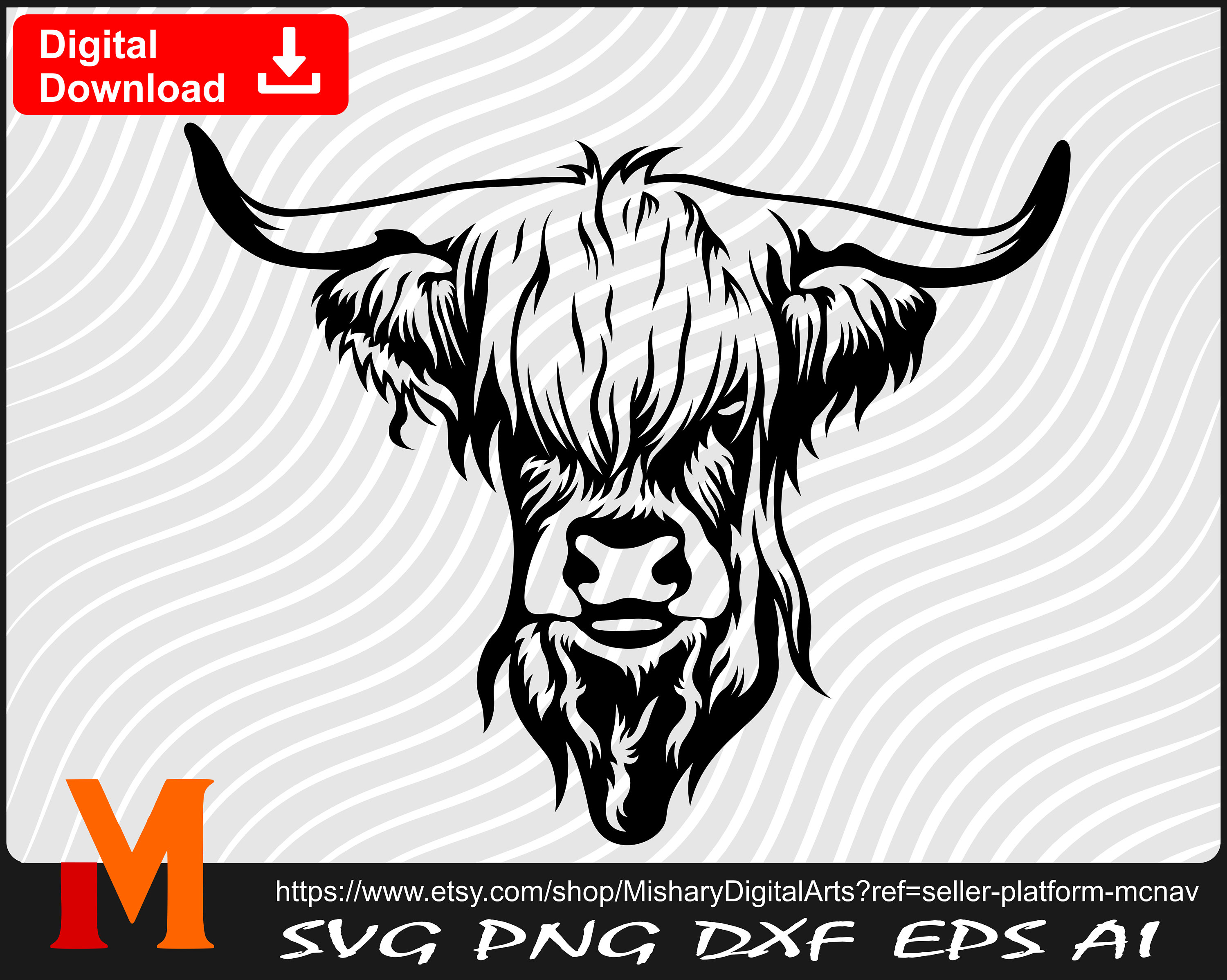 Show Heifer Silhouette