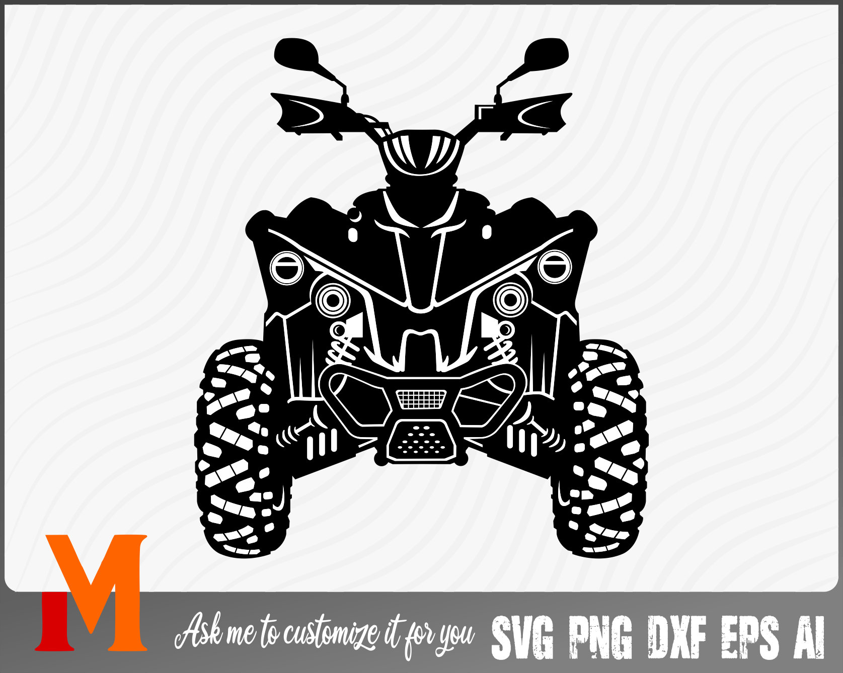 ATV Silhouette 1 ATV Svg 4 Wheeler Svg off Road Svg Mud - Etsy Hong Kong