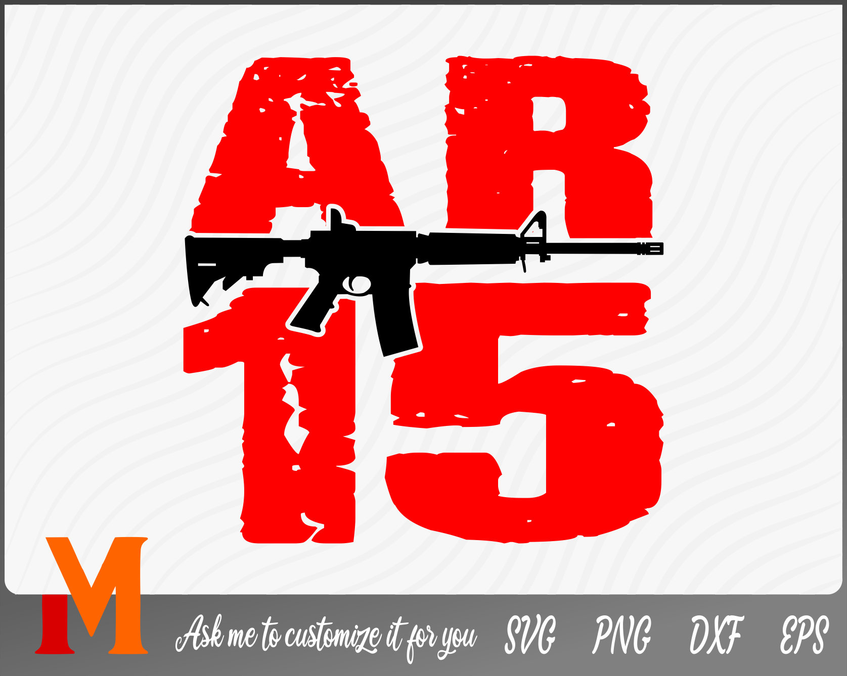 AR 15 Rifle AR15 Svg Rifle Svg Military Svg Armed Forces - Etsy Canada