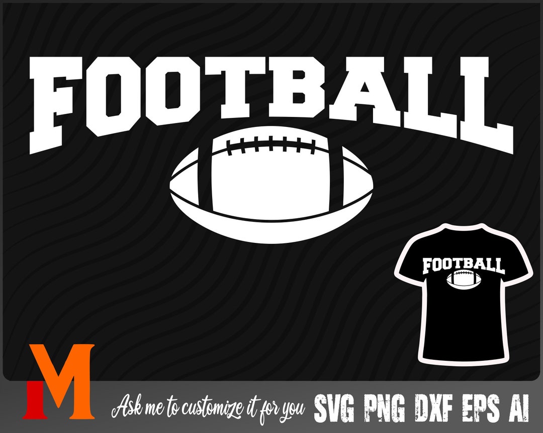 Simple Football SVG Football Cut File, Png, Vector, Sports SVG for ...