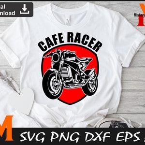 Cafe Racer Svg, Racing Svg, Motorcycle Svg SVG Cut File, Vector, Png ...