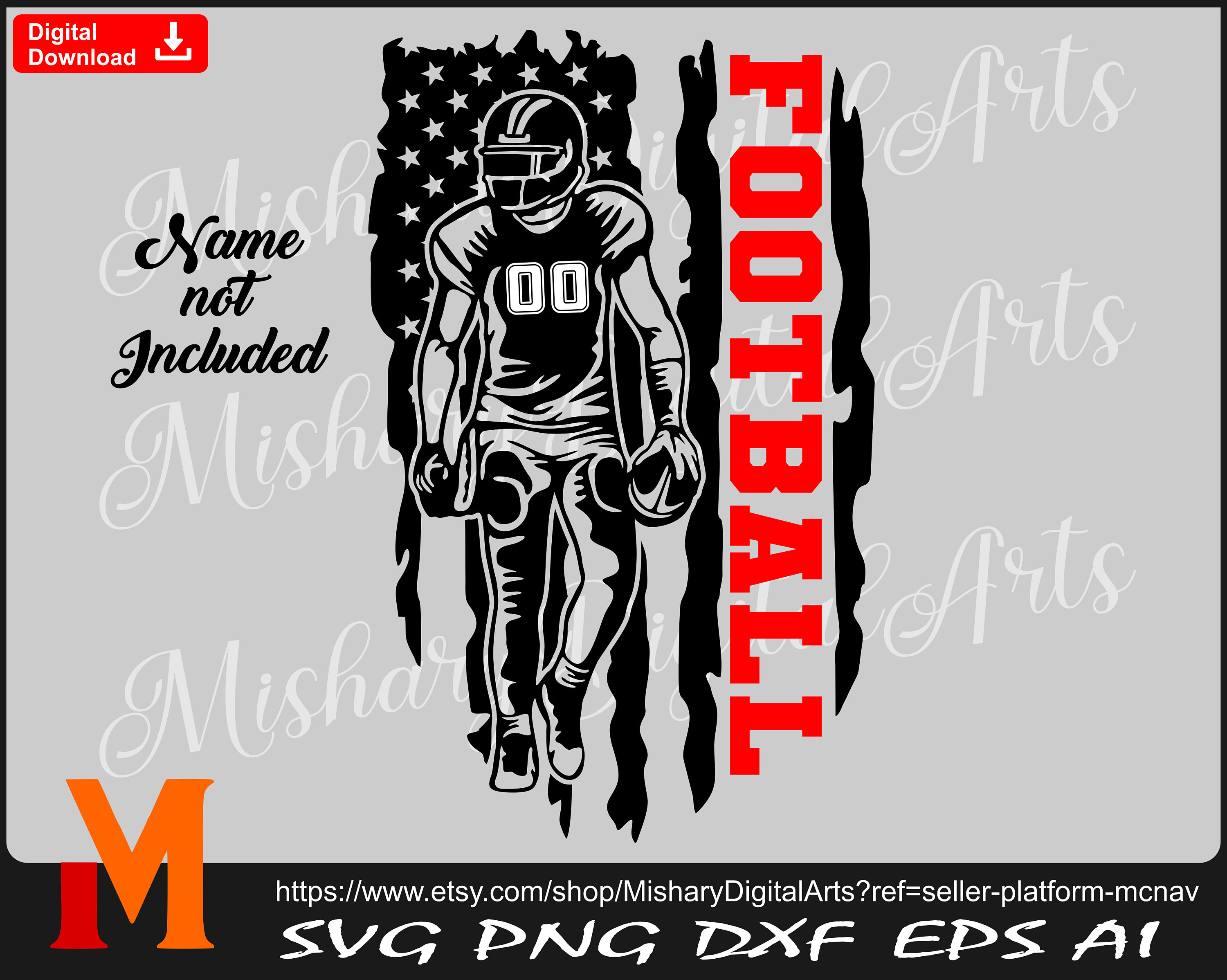 Football Player Svg American Football Svg for Cricut CNC - Etsy
