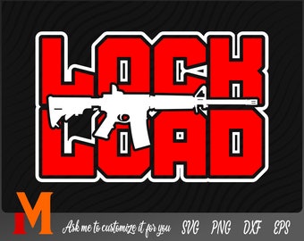 Lock and Load Svg - Etsy