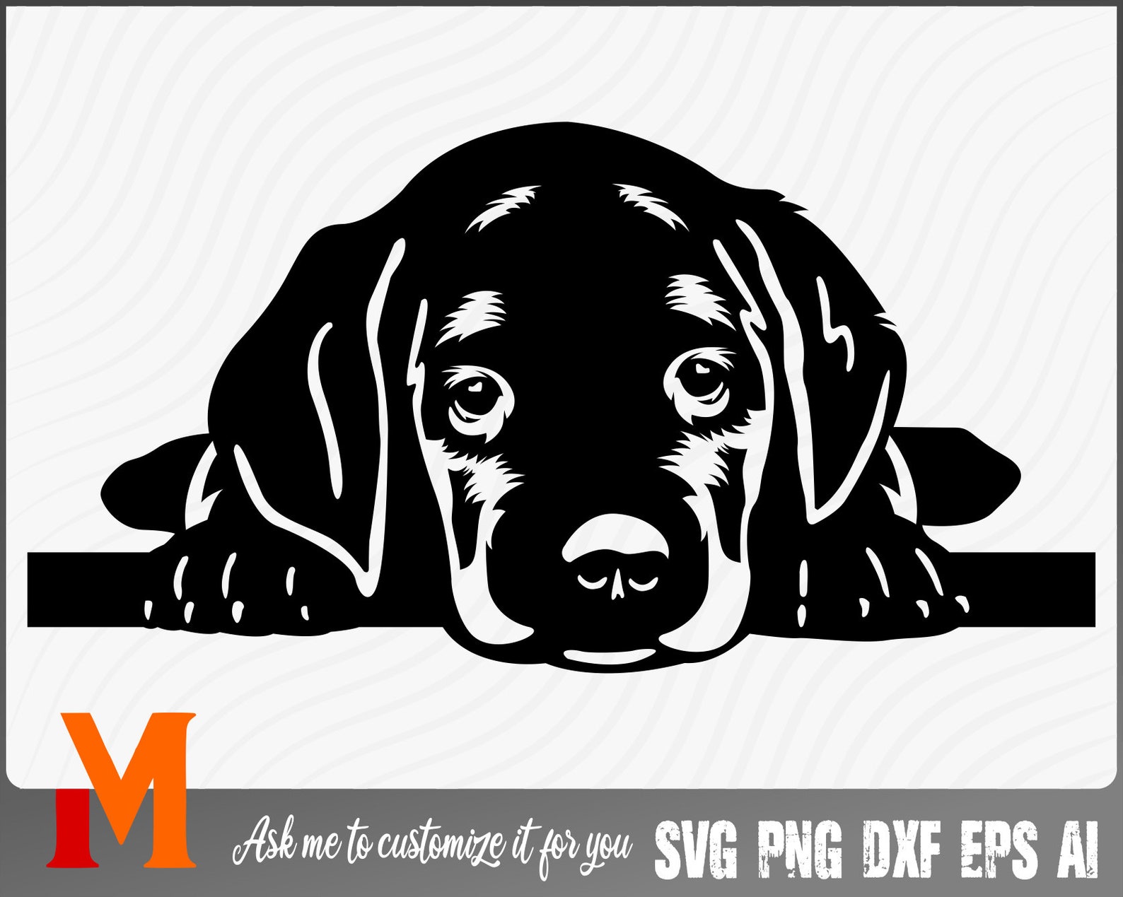 Cute Labrador Puppy Dog Svg Dog Cut File Png Vector SVG - Etsy
