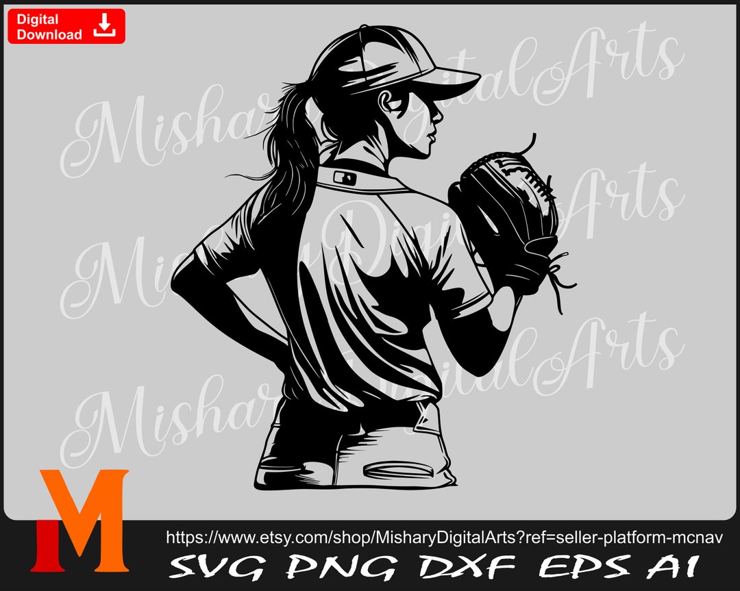 Baseball Girl Svg, Baseball Player Svg, Patriotic US Flag Svg, Baseball ...