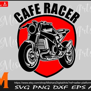 Cafe Racer Svg, Racing Svg, Motorcycle Svg SVG Cut File, Vector, Png ...