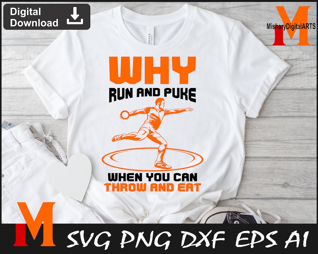 Let's Throw Svg, Discus Throw Svg Instant Digital Downloads - Etsy