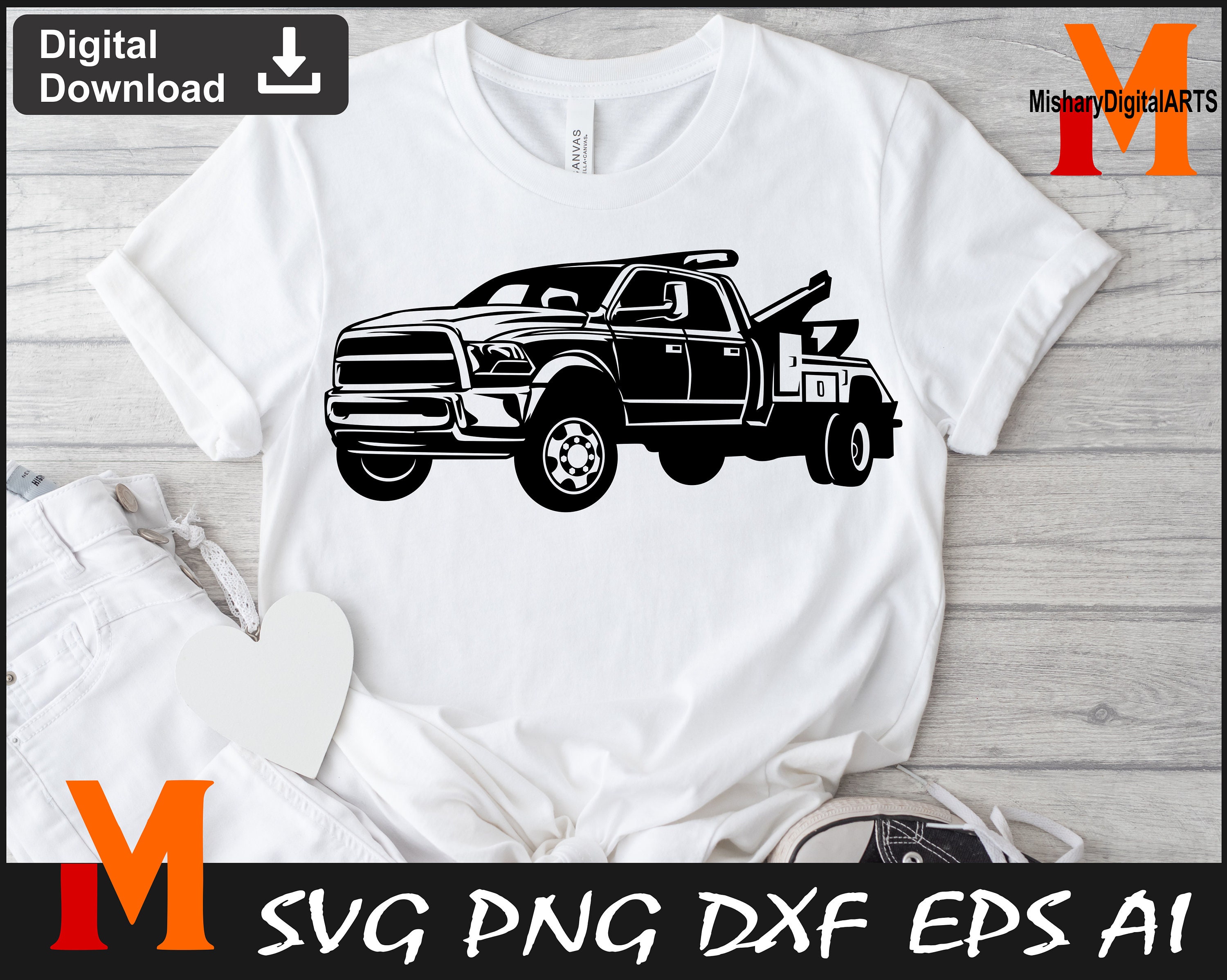 Tow Truck Svg Towing Svg Truck Svg Cricut CNC Laser - Etsy Australia