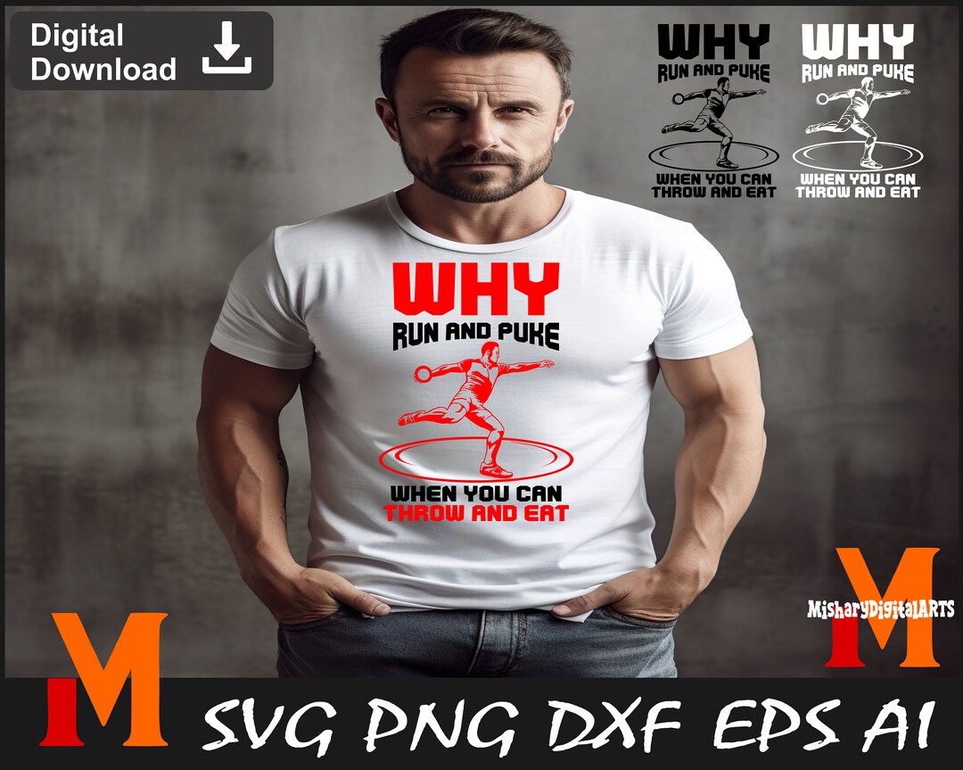 Let's Throw Svg, Discus Throw Svg Instant Digital Downloads - Etsy