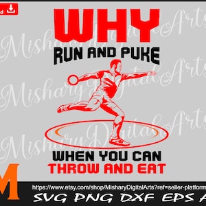 Let's Throw Svg, Discus Throw Svg Instant Digital Downloads - Etsy