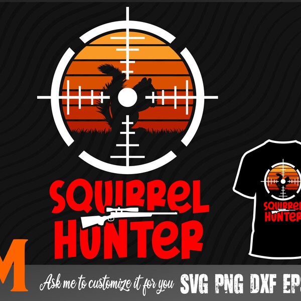 Squirrel Hunter Png - Etsy