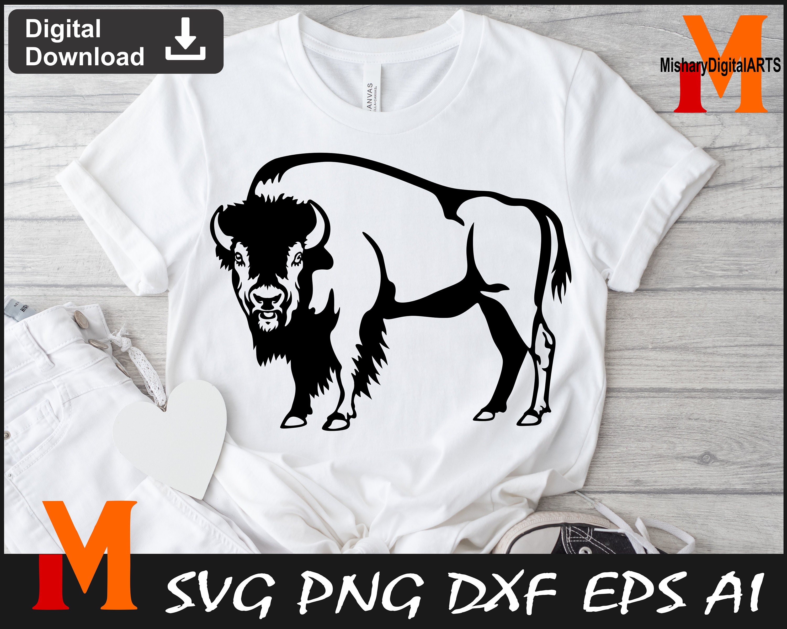 Bison Silhouette Bison Svg Buffalo Svg Bison Vector - Etsy Canada