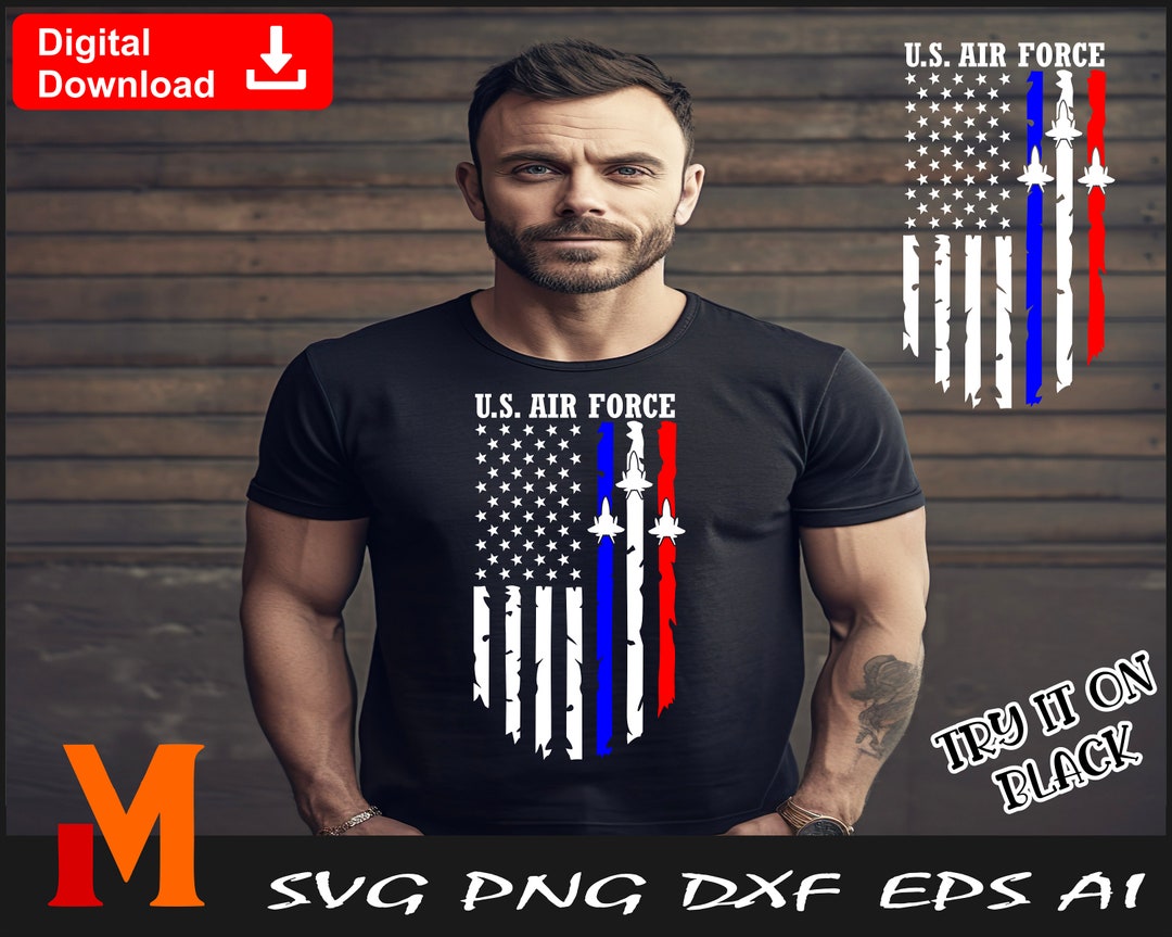 Patriotic U.S. Air Force, U.S Air Forces SVG - Air Force SVG, Veteran ...
