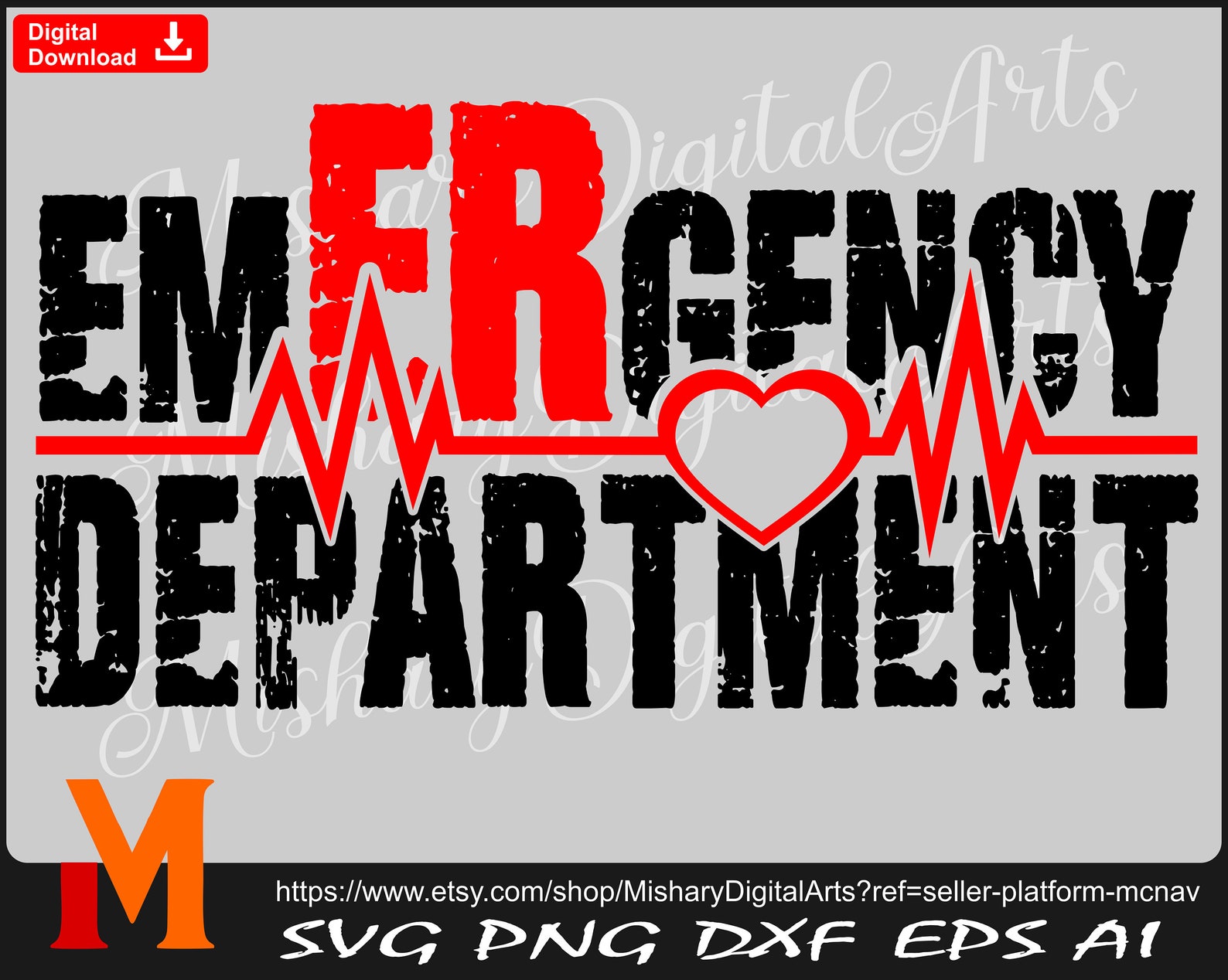 Emergency Department Svg ER Nurse Svg Vector Cricut for - Etsy