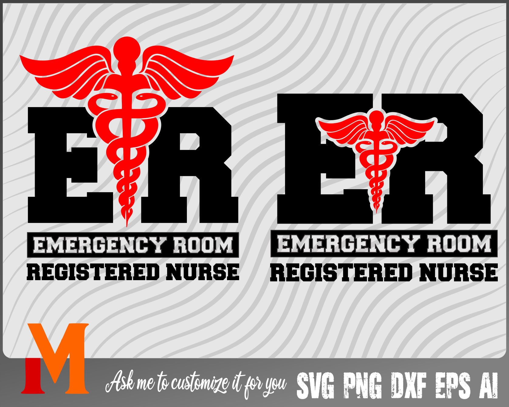 Emergency Room Nurse Logo