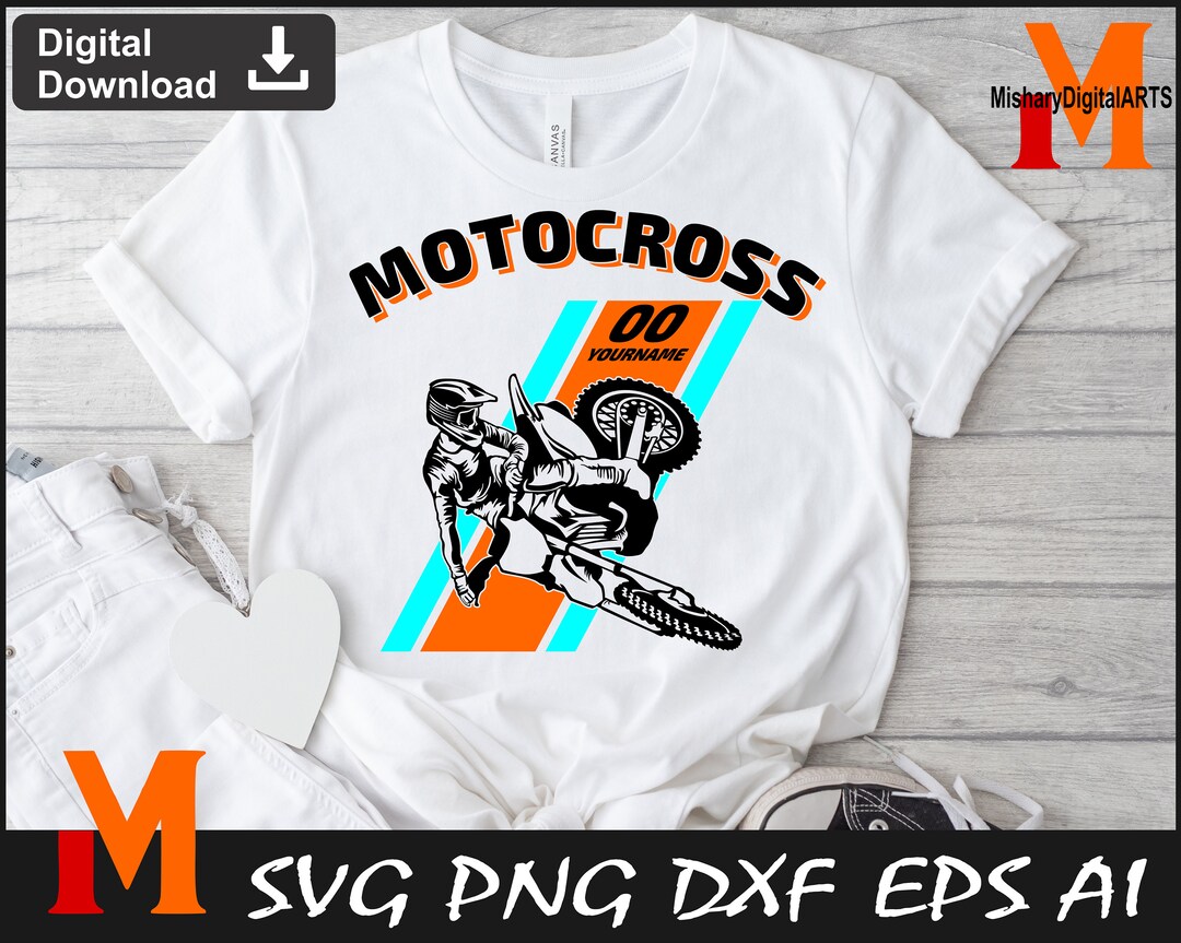 Motocross Banner Style, Motocross Svg Printing and Cutting Files ...