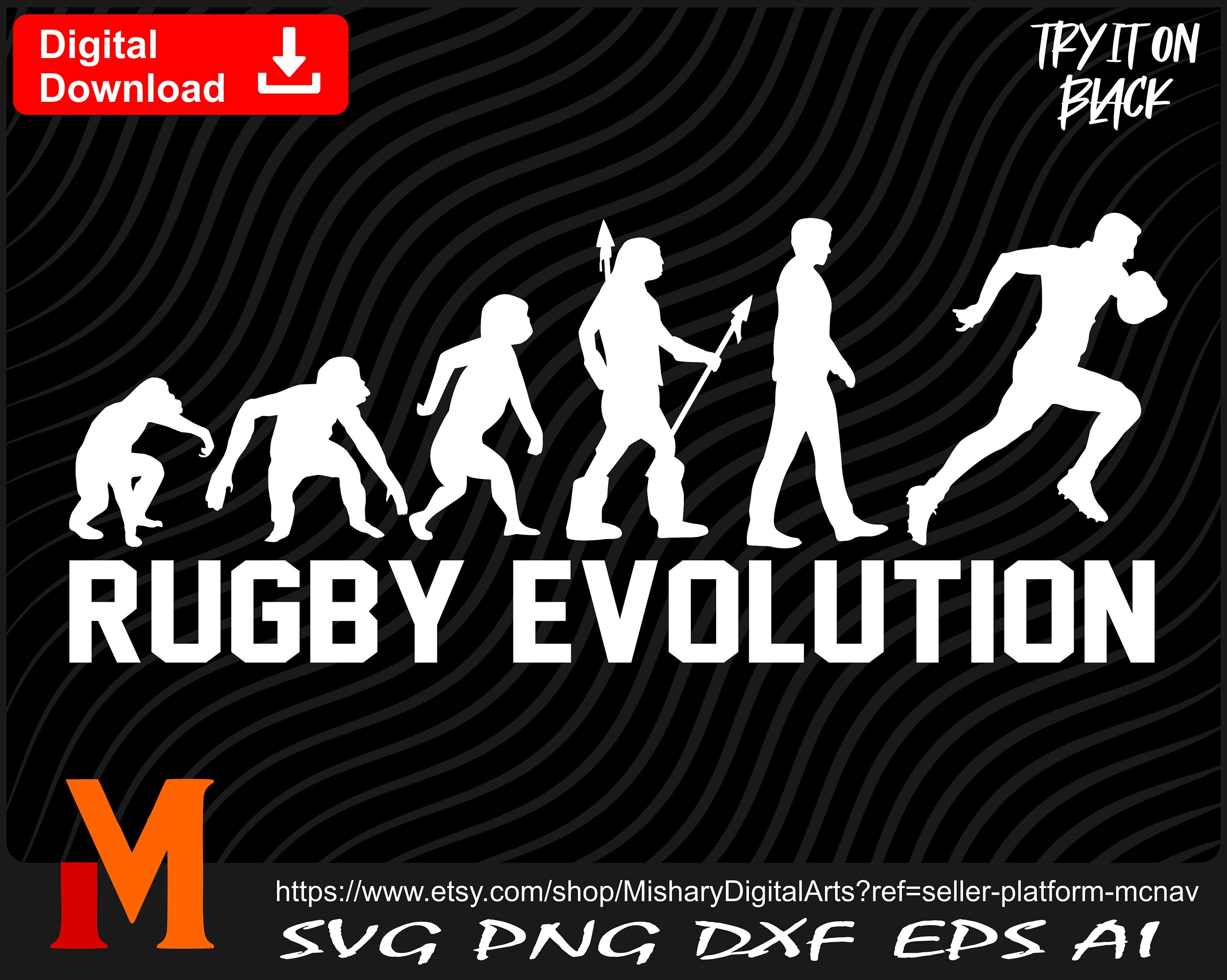 Rugby Evolution Svg Rugby Svg Sports Svg Cut and Print - Etsy UK