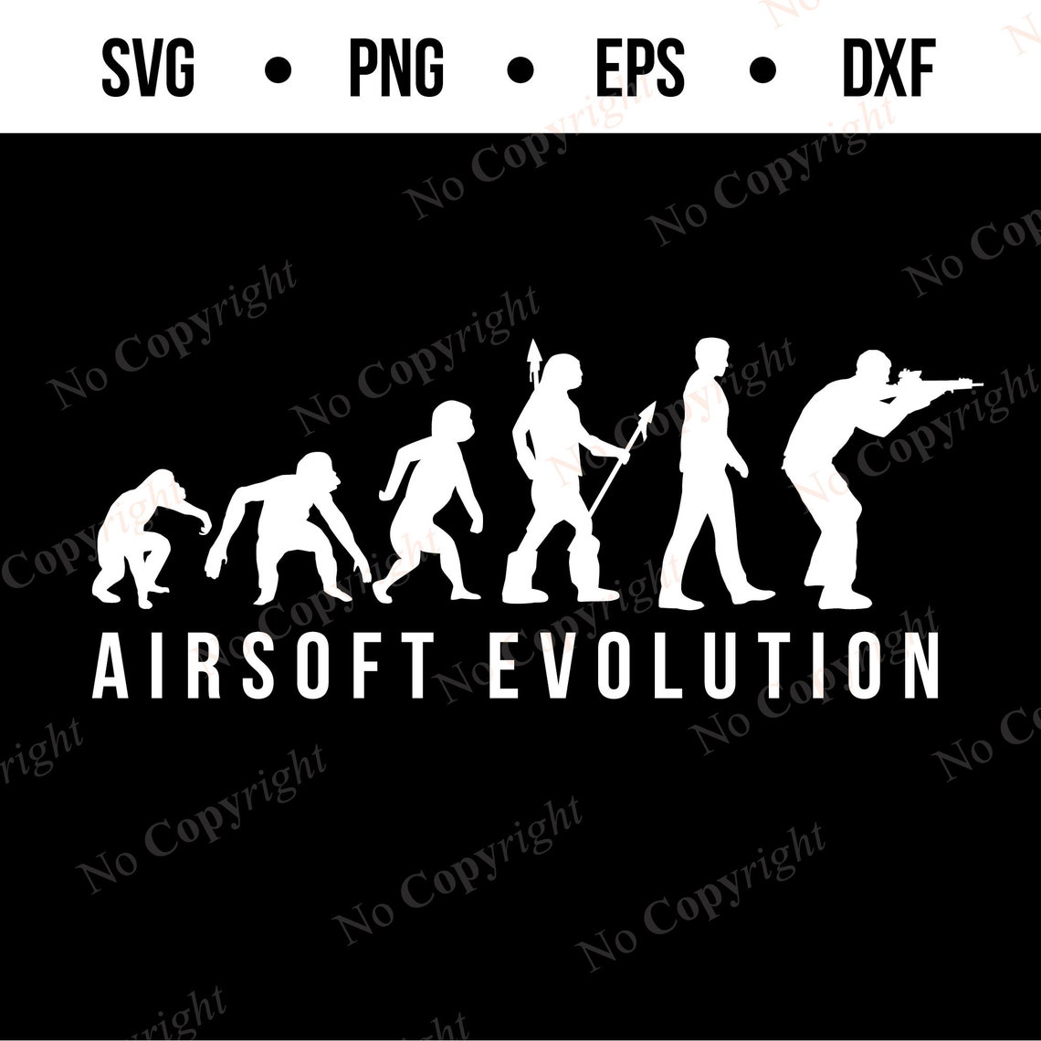 Funny Airsoft Evolution SVG Airsoft Gun Svg Airsoft - Etsy