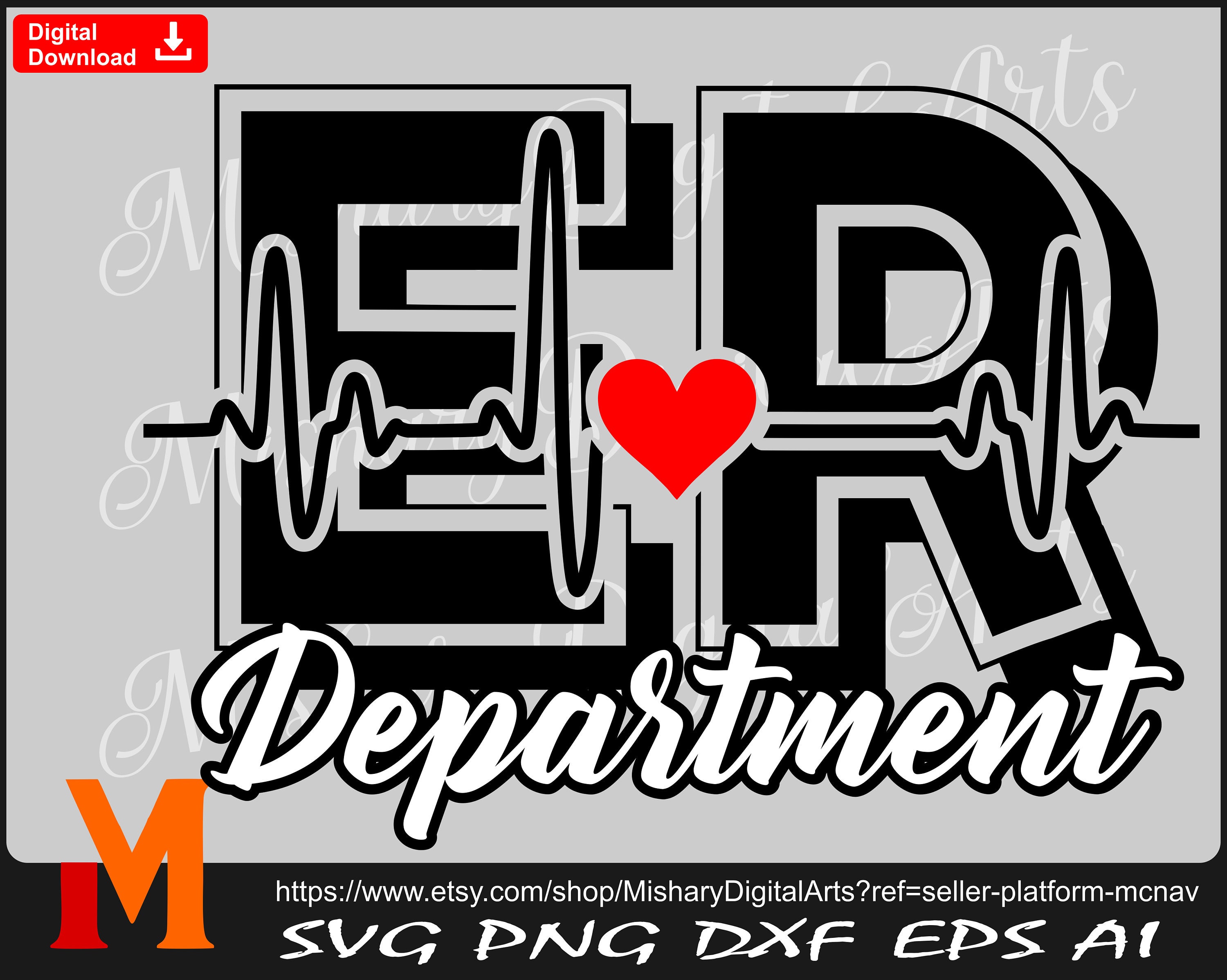 ER Department Emergency Room Svg Nurse Svg SVG Cut File - Etsy