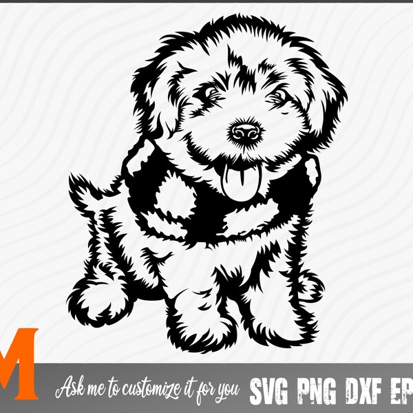 Lhasa Apso Svg - Etsy