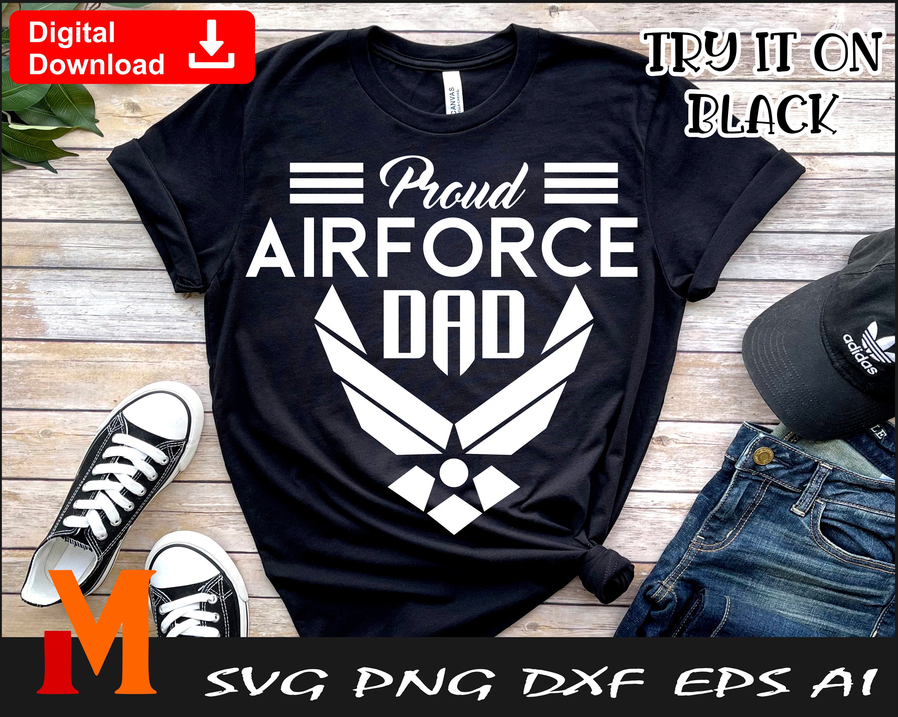 Proud Air Force Dad Air Force Dad Svg Armed Forces Svg Air - Etsy UK