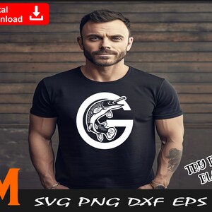 Simple Gar Fish Svg, Alligator Gar Svg, Gal Svg, Fish Svg Vector ...