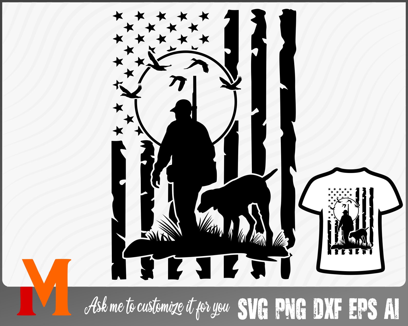 Digital Prints Art & Collectibles Duck Hunting Cut File for Hunting ...