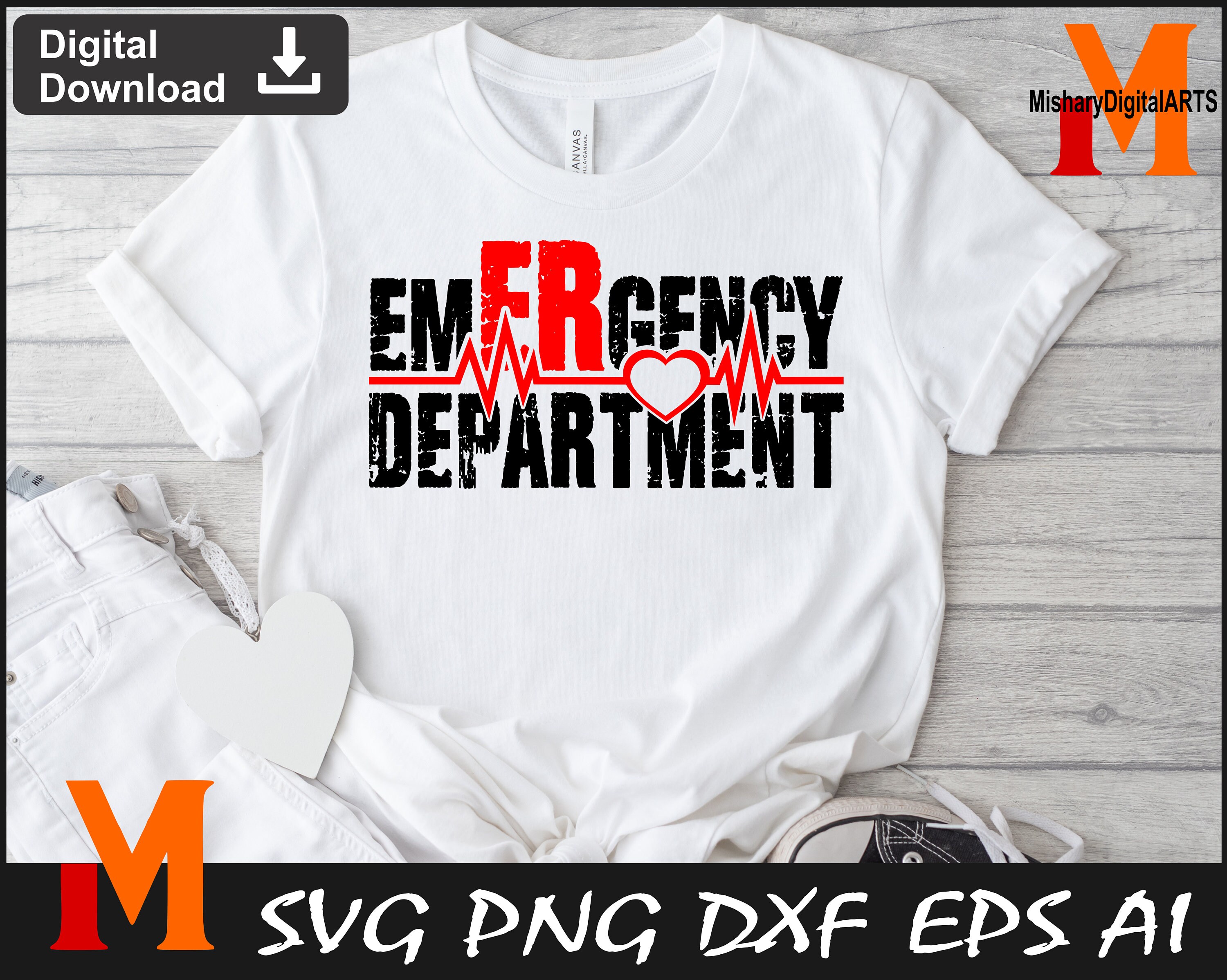 Emergency Department Svg ER Nurse Svg Vector Cricut for - Etsy Ireland