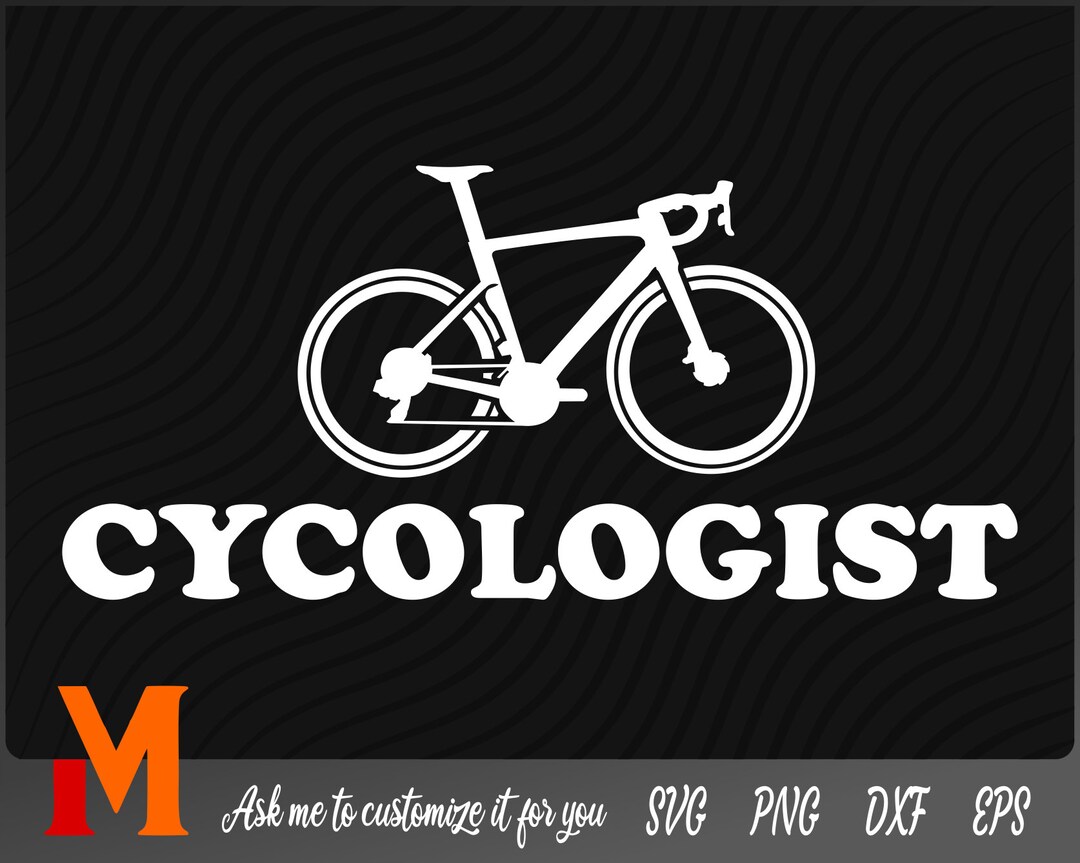 Cycologist Cool Bicycle Svg, Cyclist Svg SVG Cut File, Vector, Png ...