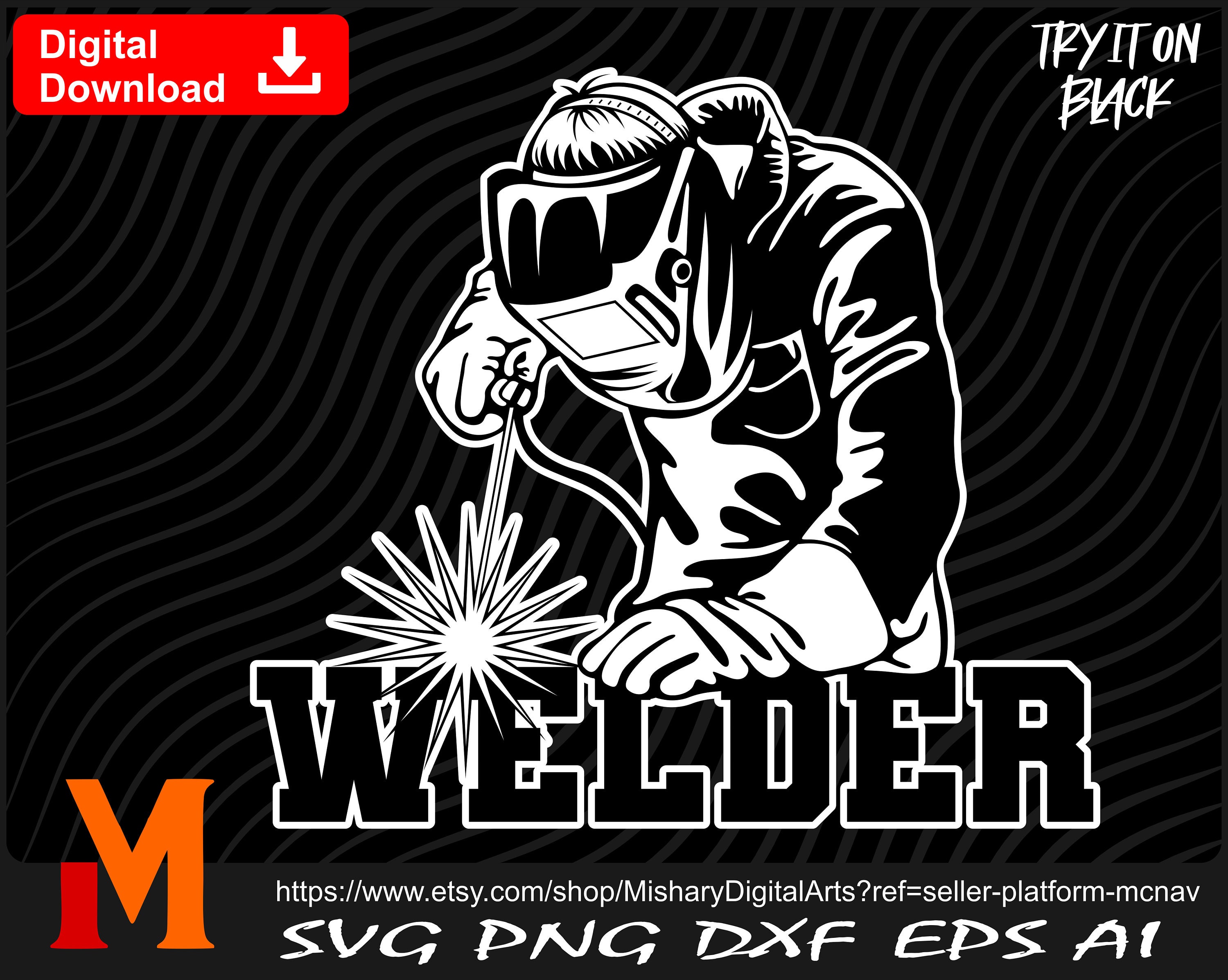 Welder Man Svg Welder Svg Welding Svg Digital Downloads | Etsy Australia